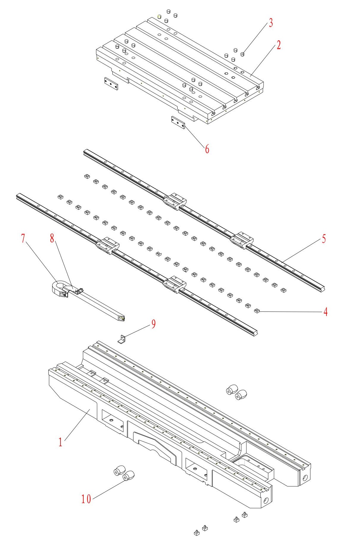 VMC850B VMC1000B VMC1100B Maintenance Parts - SMTCL